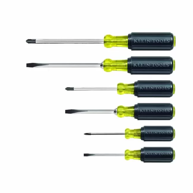 Klein Screwdriver Set Slotted and Phillips 6-Piece A-85074
