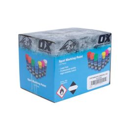 OX Trade Fluro Red Spot Marking Paint, 12pk OX-T022505