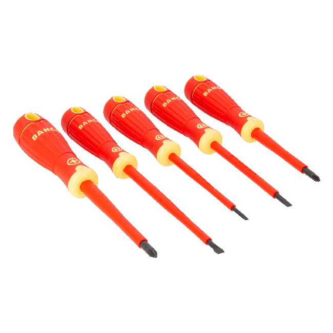 Bahco Screwdriver Set 5 Piece 1000v BahcoFit Insulated B220.005 Scr...