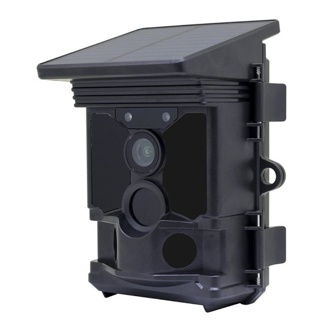 Outdoor Trail Camera 4K With Integrated Solar Panel Wi-Fi Connectivity